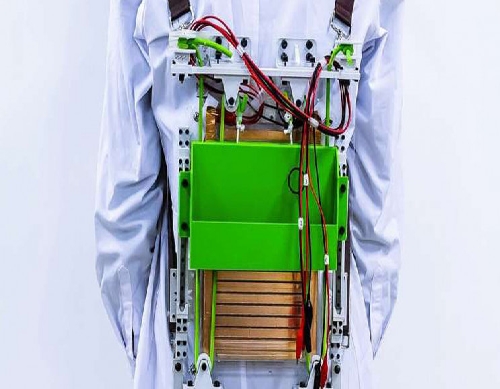 Backpack Powers Electronics by Harvesting Energy from Walking